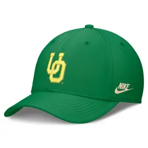 Nike Oregon Legacy Rise Vintage College Baseball Cap - Green