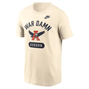 Nike Auburn Legacy Arch Helmet College T-shirt - White