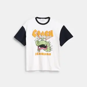 COACH X Brain Dead Zilly Dino T-shirt - White
