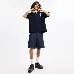 COACH X Brain Dead Rugby Polo Shirt With Graphic Applique