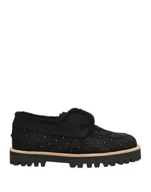 LE SILLA Loafers Size Leather - Black