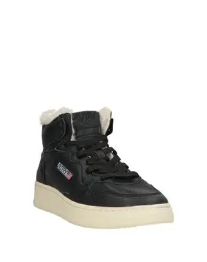 AUTRY Leather High-top Shearling Lined Sneakers