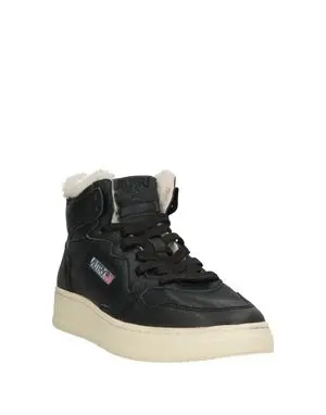 AUTRY Leather High-top Shearling Lined Sneakers