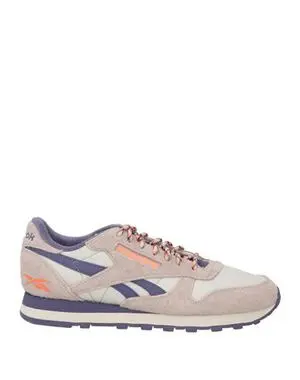 REEBOK Sneakers Taupe Size Leather, Textile Fibers - Grey