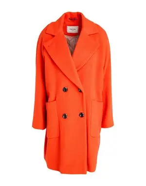 PALTO' Double-breasted Alpaca And Virgin Wool Coat