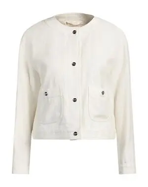 Herno Woven Jacket - White