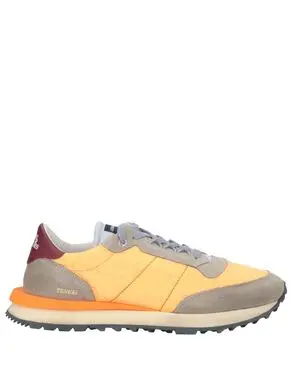 HIDNANDER Textile Fibers And Leather Sneakers