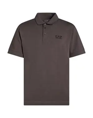 EA7 Polo Shirt Size Cotton, Elastane - Grey