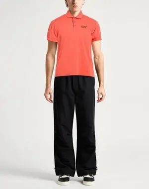 EA7 Polo Shirt Size Cotton, Elastane - Orange