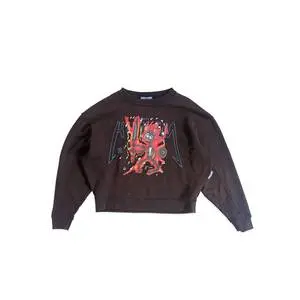 ACHILLES AND THE TORTOISE Only Human Crewneck - Black