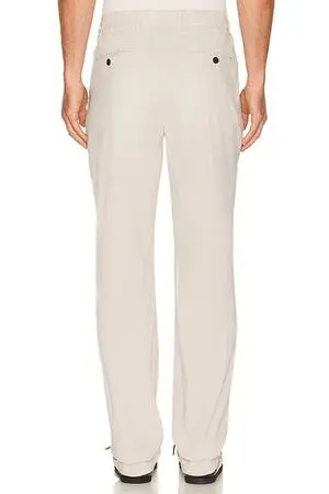 Theory Standard Pant In Good Linen - Silver Cloud