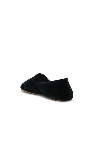 THE ROW Ponti Velvet Slipper