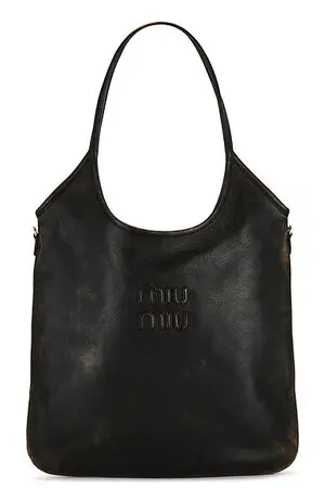 Miu Miu Ivy Nappa Leather Tote Bag