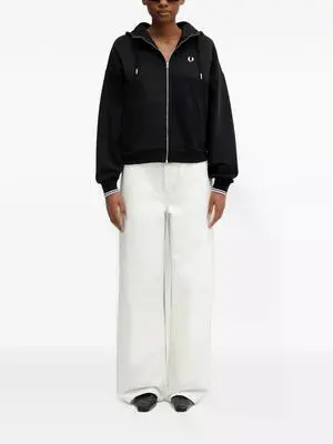 Fred Perry Embroidered Zip-up Hoodie