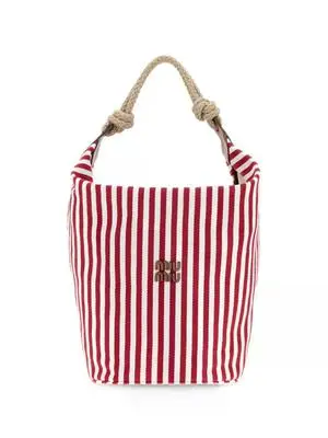 Miu Miu Embroidered Bucket Bag