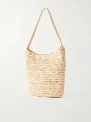 THE ROW Alma Raffia Shoulder Bag