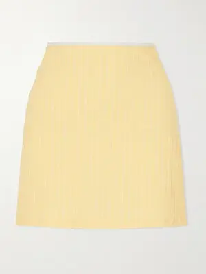 ERES Poolside Cut-out Jacquard Coverup - Yellow