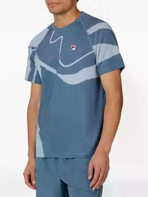 FILA Abstract Print Raglan Sleeve T-shirt
