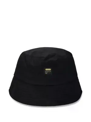 FILA Oath Logo-patch Bucket Hat - Black