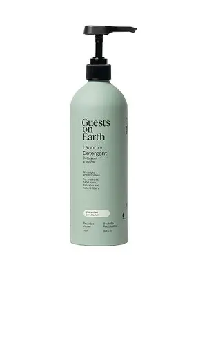 GUESTS ON EARTH Laundry Detergent Full Bottle In Green - Unscented