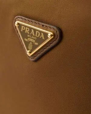 Prada Chérie Re-nylon Mini-bag - Brandy