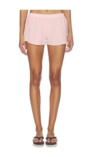 Hunza G Resort Shorts In Pink - Bubble Bath