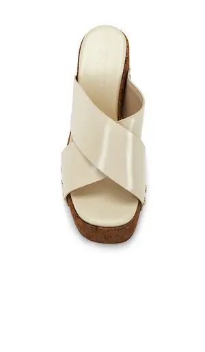 Schutz Serena Wedge Sandal In Beige