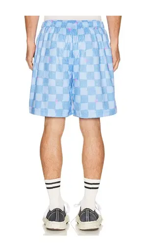 NAHMIAS Scribble Check Soccer Short
