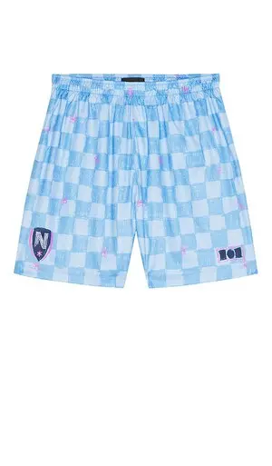 NAHMIAS Scribble Check Soccer Short