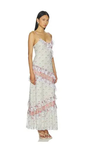 Agua Bendita Alana Cherish Lace Maxi Dress