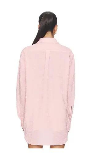 Hunza G Resort Shirt In Pink