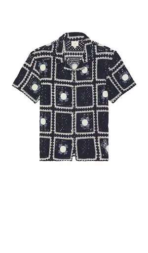 CHE Tejer Crochet Shirt In Black