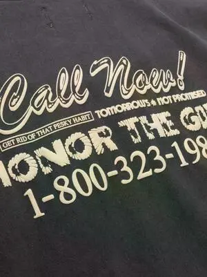 HONOR THE GIFT Puff-print T-shirt