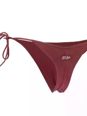 MC2 SAINT BARTH Norah Side-tie Bikini Bottoms - Red