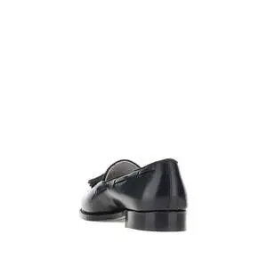 Alden Leather Loafers With Tassels - Black