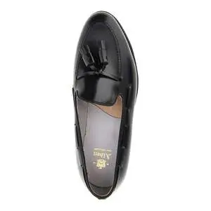 Alden Leather Loafers With Tassels - Black