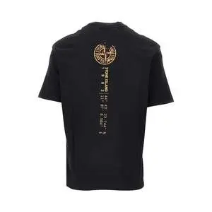 Stone Island Conumed Effect Print T-hirt