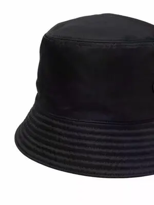Prada Baseball Panel Leather Bucket Hat