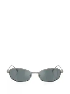 SWAROVSKI Geometric Frame Sunglasses - Silver
