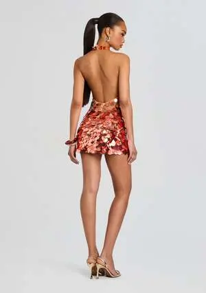 Retrofete Dorothy Embroidered Sequin Mini Dress