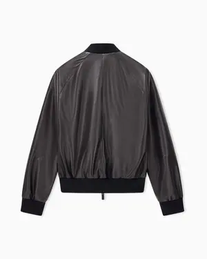 Giorgio Armani Leather Blouson Jacket