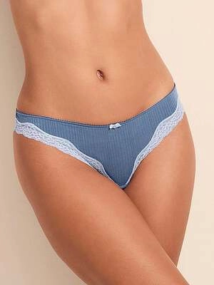 Victoria's Secret Adore Me Lilou Thong Panty Blue