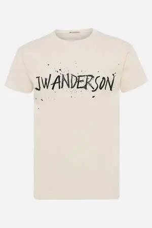 JW Anderson Circular T-shirt Bianco