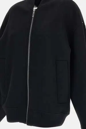 Sportmax Wool Zip-front Bomber Jacket