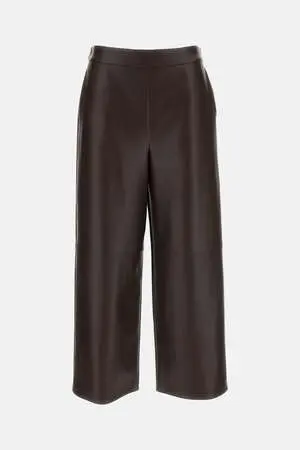 Max Mara Cropped Coated Jersey Pants