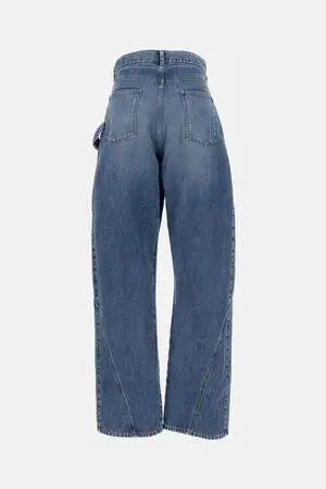 JW Anderson Twisted Stitch Jeans - Blu