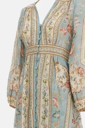 Zimmermann Roselight Plunge Mini Dress