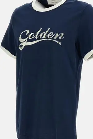 GOLDEN GOOSE Maglietta Journey Slim - Blu