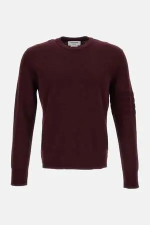 Thom Browne Maglia Ottoman Milano Stitch 4-bar Bomber - Rosso