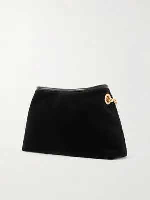 Cult Gaia Kiraz Mini Beaded Clutch - Black